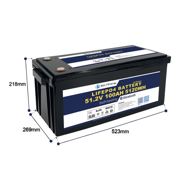 Quality 48V LiFePO4 Battery Pack - 5120Wh, 100A Discharge, IP65 Enclosure for sale