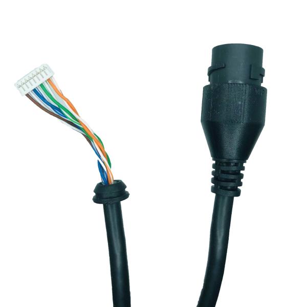 Quality Mx1.25 8 Pin IP Camera Cable Rj45 Mother Wiring Harness With Connector 001 for sale