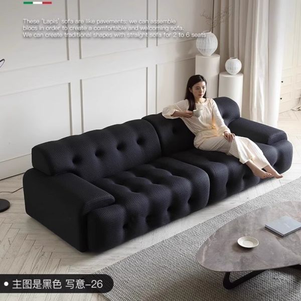Quality Commercial Hotel Fabric Sofa Cream Style Living Room Modern Sofa Customizable Size for sale