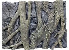 Quality Healthy And Eco Friendly Lizard Cage Backgrounds With Simulated Rock And Stump for sale