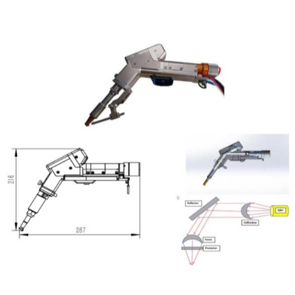 Quality 3000W Handheld Single Motor Laser Welding Machine for Welding Stainless Steel for sale