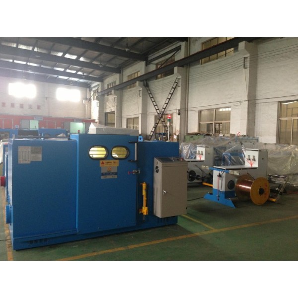 Quality Sky Blue Wire Double Twist Bunching Machine Core Wire Stranding Outer Dia 1 6mm for sale