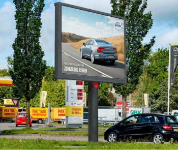 Quality Iron Cabinet Waterproof Outdoor Led Video Display Board P6 With 1-2 Years for sale