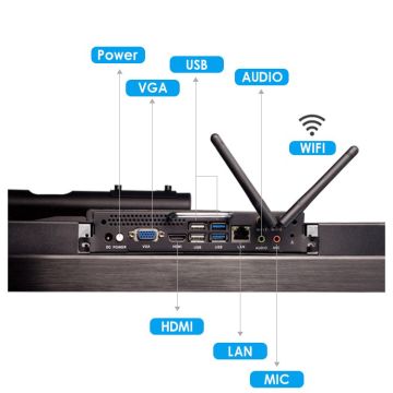 Quality 75 inch YCZX interactive screen monitor smart electronic writing white board for for sale