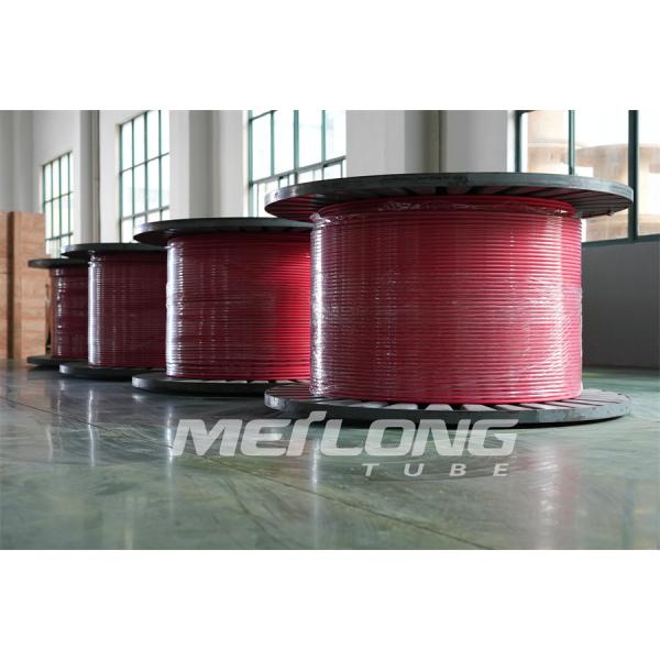 Quality Uns S32205 Stainless Coil Tubing Duplex 2205 TPV Encapsulated Control for sale