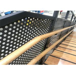 Quality 2.5m Length 3mm Perforated Metal Sheet Black Spraying for sale
