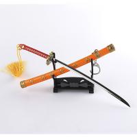 Quality Sakura 22CM Bleach Sword Keychain Set Zinc Alloy Mini Katana for sale