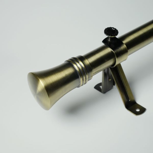 Quality KIEI EP-055 Curtain Rod Hot Sale Luxury Adjustable Finial Hardware Precision Manufacturing Factory Outlet for sale