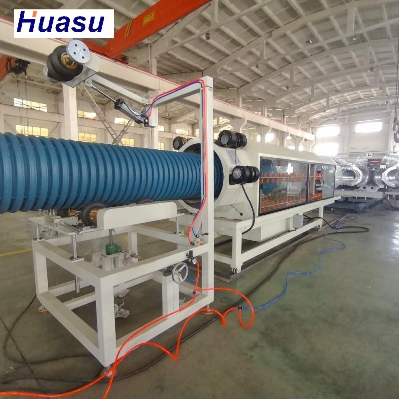 Finished double wall corrugated pipes