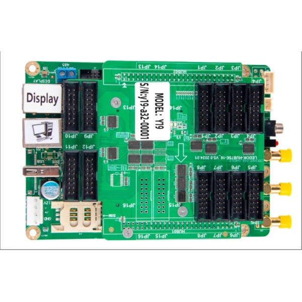 Quality Sysolution Android Control Card Y19 16 hub 75 Ports 4 Cortes-A35 1080P 90,000 Pixels,support high refresh module for sale