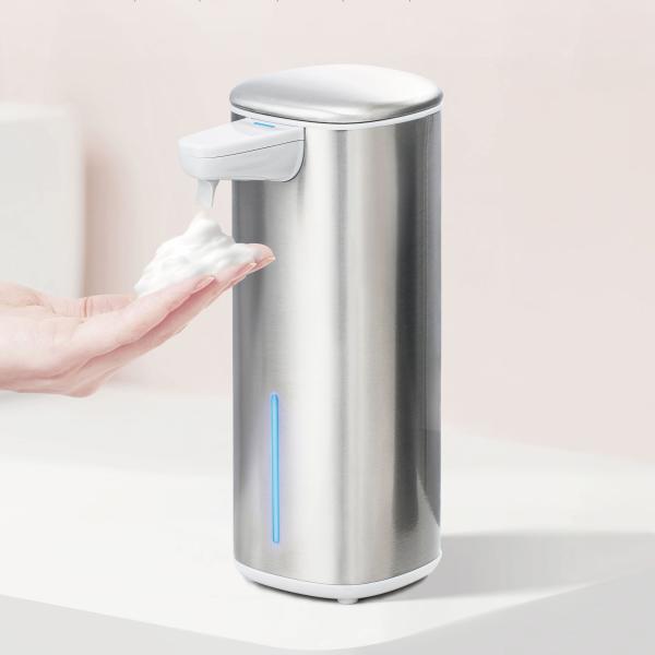 Quality Bathroom Automatic Liquid Foam Soap Pump With Touch-Free Rechargeable Technology for sale