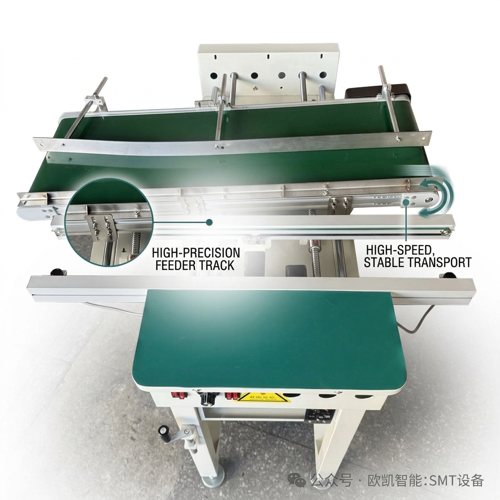 Quality Double-track Mesh Belt Connecting Platform, Width Adjustment 50-350mm Pcb Belt for sale