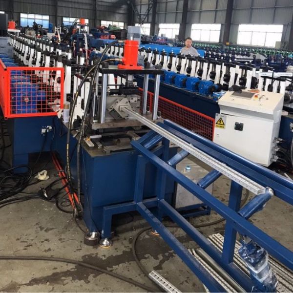 Quality Galvanized Steel Electric Cabinet Column Shelf Roll Forming Machine For Uprights for sale