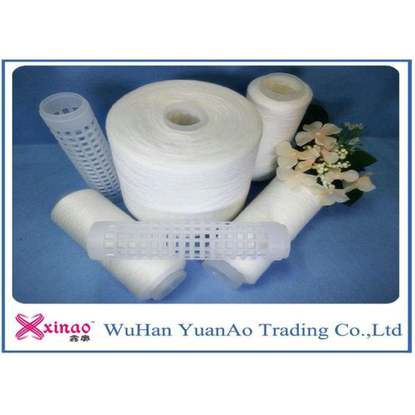 Quality Knitting / Sewing / Weaving TFO Yarn 100% Polyester Thread , Recycled Polyester for sale