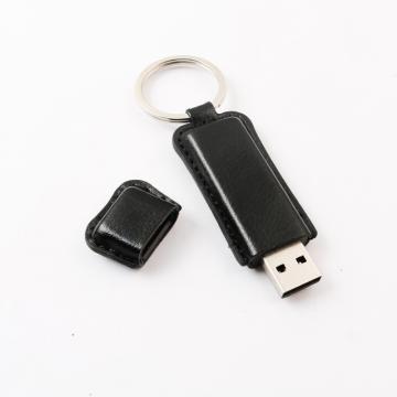 Quality Customizable Leather Flash Drive With 10mb/S Writing Speed for sale