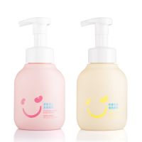 Quality Plastic Soft Touch Finish Foaming Facial Cleanser Bottle 300ML For Kids for sale