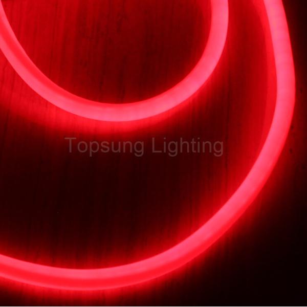 Quality New arrival red neon led round tube 100 led 24v for sale