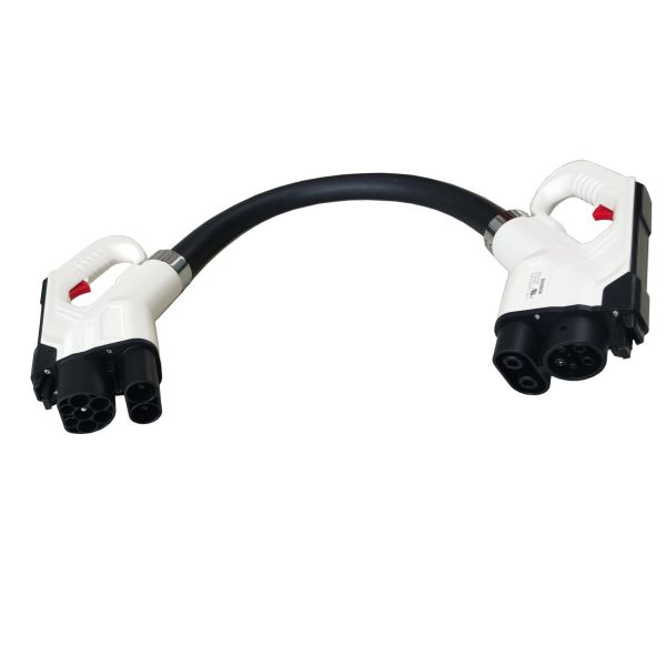 Quality 150A Thermoplastic CCS Type 1 To Type 2 EV Charging Adapters 1000VDC for sale