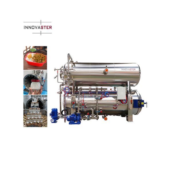 Quality Automatic Batch Retort for High Temperature Canned Tuna Sterilization and Processing for sale