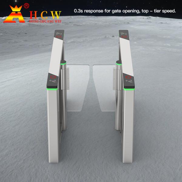 Quality Bidirectional Pass Access Control Face Recognition Turnstile Gate Half Height for sale