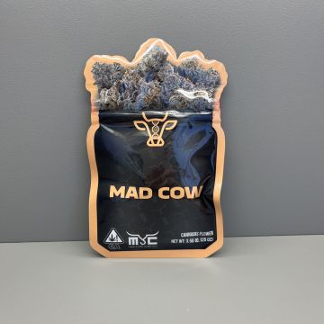 Quality weed Flower ziplockk Packaging Bags Shaped Custom Die Cut Bag With Window for sale