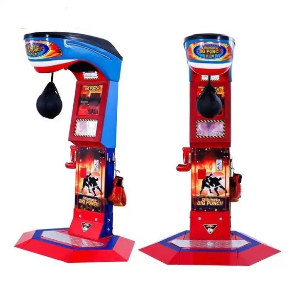 Quality 155KG Electronic Boxing Training Machine Punch Ball Coin Operated for sale