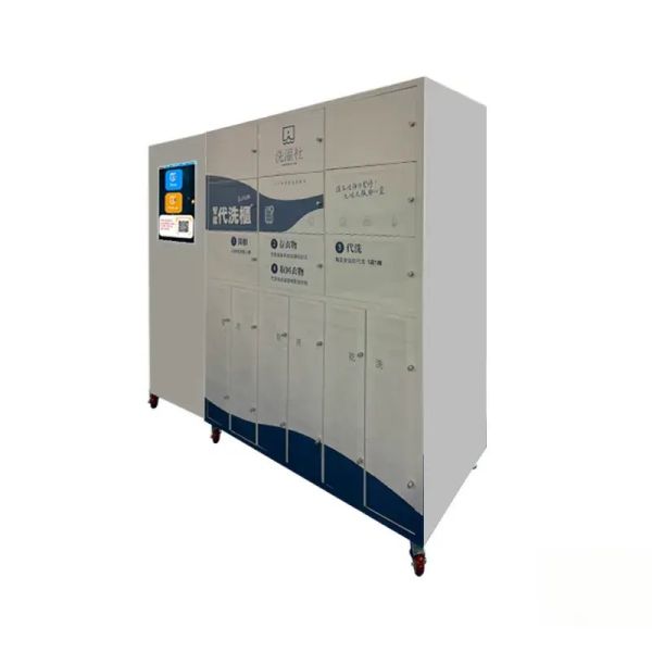 Quality Self-Service Laundry Machine with 15 Lockers Card Reader Payment and Cloud-Based for sale