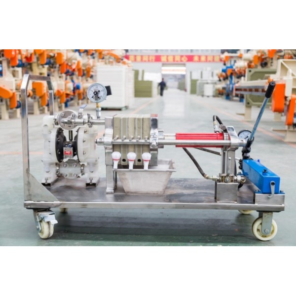 Quality Pilot Filter Press For Sludge Dewatering Membrane Type Small High Pressure for sale