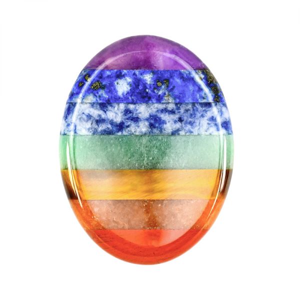Quality Chakra Balancing Essential Natural Worry Stone Finger Massage Tool with 45*35*8mm Size and ISO9001 Certificate for sale
