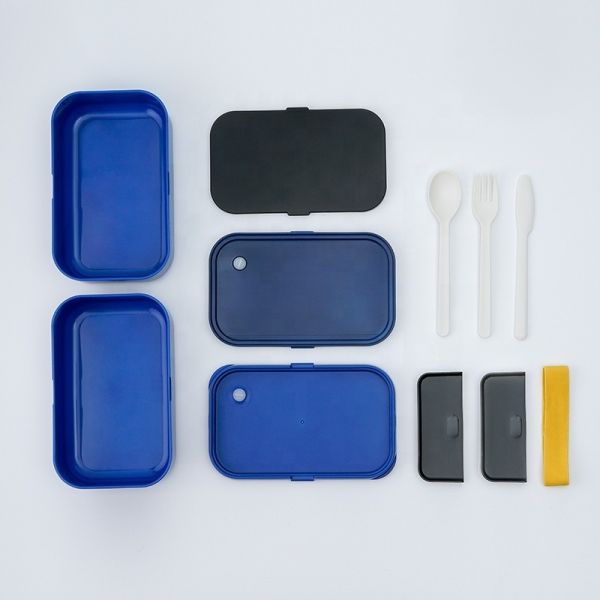 Quality 2000ml Plastic Food Grade Original Kids Stackable Lunch Bento Box Set with Bag for sale