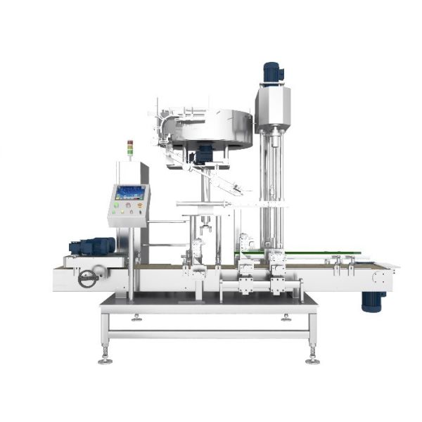 Quality 5-30L Drum Single Head Bottle Capping Machine With Sorting Conveying Function for sale