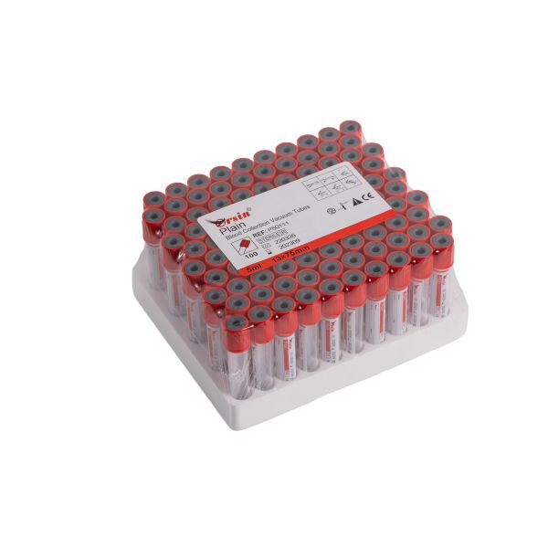 Quality Plain Red Top Tube No Additive 0.5ml-10ml Serum Blood Sample Collection Tubes for sale