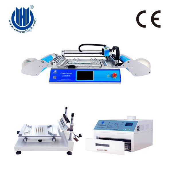 Quality CHM-T48VB Desktop SMT Pick and Place Machine AC220V 300W 6000cph Without Vision for sale