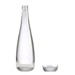 Quality Clear Glass Body Material Wine Vodka Bottle 500ml 750ml Whiskey Bottle for sale