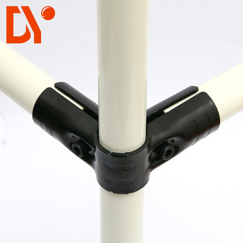 Quality Thickness 2.3mm Metal Pipe Joints / Pipe Rack Joint For Office Desk System for sale