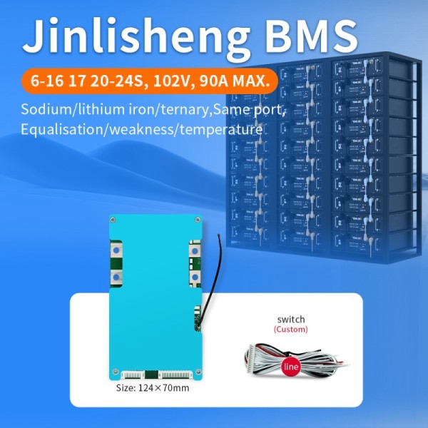 Quality KLS Normal Bms 8S 80A Lithium Iron 24V LiFePo4 Battery Current System for sale