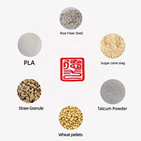 Quality Full automatic biodegradable PLA corn starch cup plate tray container making for sale