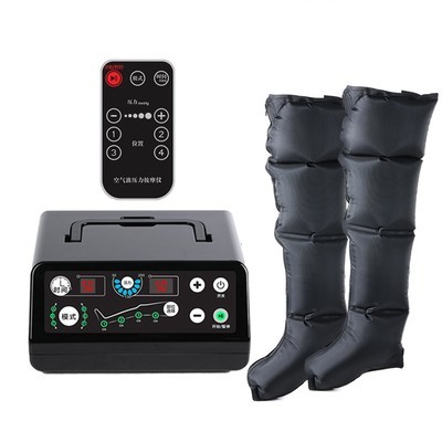 Quality TPU Air Pressure Foot And Leg Massager Wrap 4 Chamber Thigh Massager For Circulation for sale
