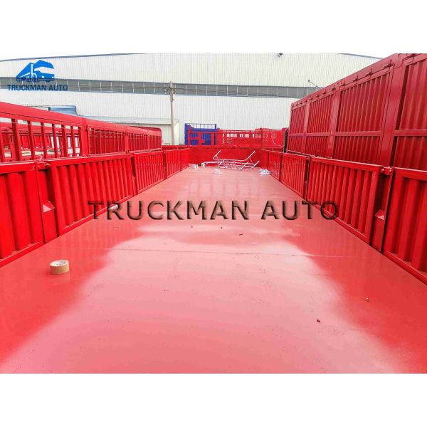 Quality Steel Iron Side Wall Semi Trailer Loading Capacity 60 Tons 3 Axles 60 Tons With for sale