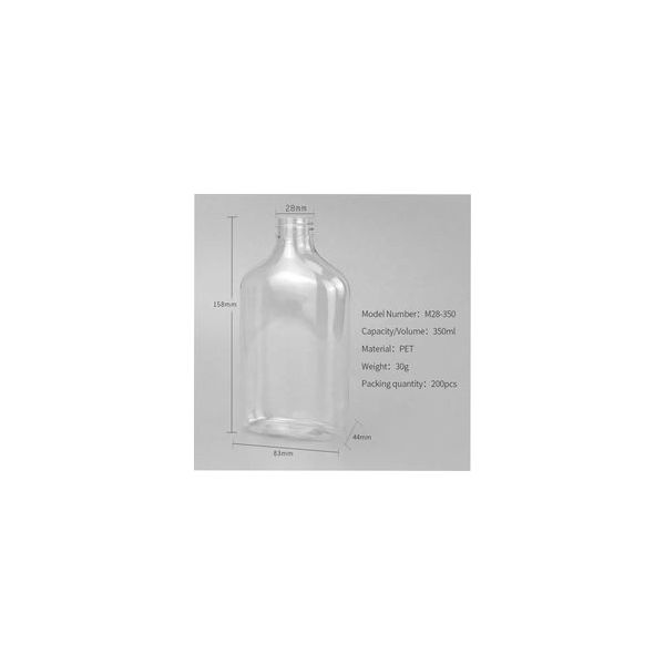 Quality Customized Empty Plastic Juice Bottles ODM Transparent With Cap for sale