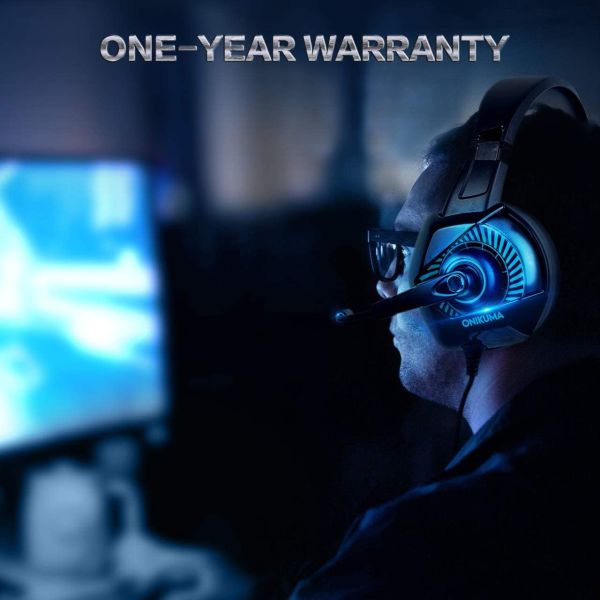Quality 20000Hz 50mm 2.2m Onikuma K6 Gaming Headset for sale
