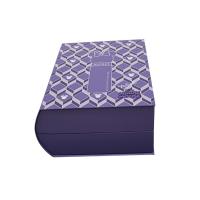 Quality Customizable Purple Gift Box With Debossing For Baby Showers Gift Box for sale
