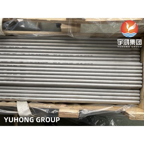 Quality Duplex Stainless Steel Tube  ASTM A789 UNS S31803 Gas Oil Heat Exchangers Boiler for sale