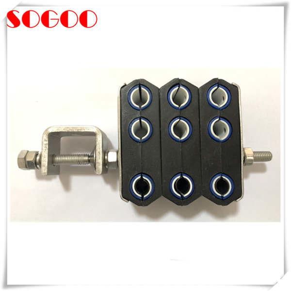 Quality M8 Threaded Hole Feeder Cable Clamp For ZTE Huawei Base Station CE / RoHS for sale