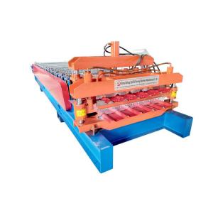 Quality Two Profile Panel Double Layer Roll Forming Machine Cutting Plate Material Cr 12 for sale