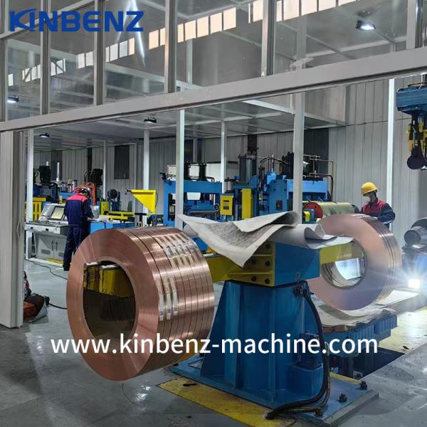 Quality Advanced Automation Low Downtime Copper Foil Metal Slitting Line for sale