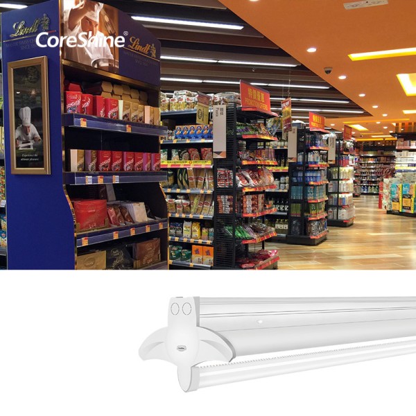 Quality Length 1200mm 80CRI LED Linear Suspension Lighting For Supermarket for sale