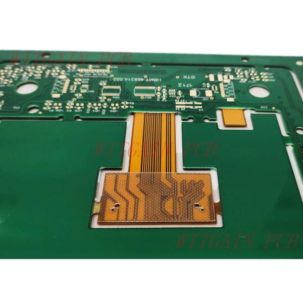 Quality 0.2MM Min Hole 6 Layer 1.2MM Rigid Flex PCB Board for sale