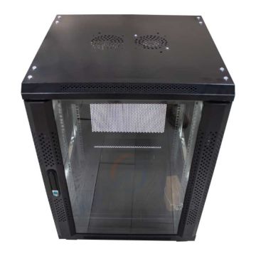 Quality Stable Network Performance with 4- post Network Server Rack and Key Lock for sale