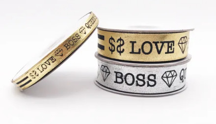 Quality Customized Print Satin Grosgrain Ribbon with Logo For Wrapping Decoration for sale